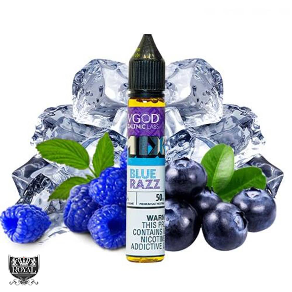 سالت ویگاد میکس بلوبری و یخ | VGOD BLUE RAZZ رویال ویپ
